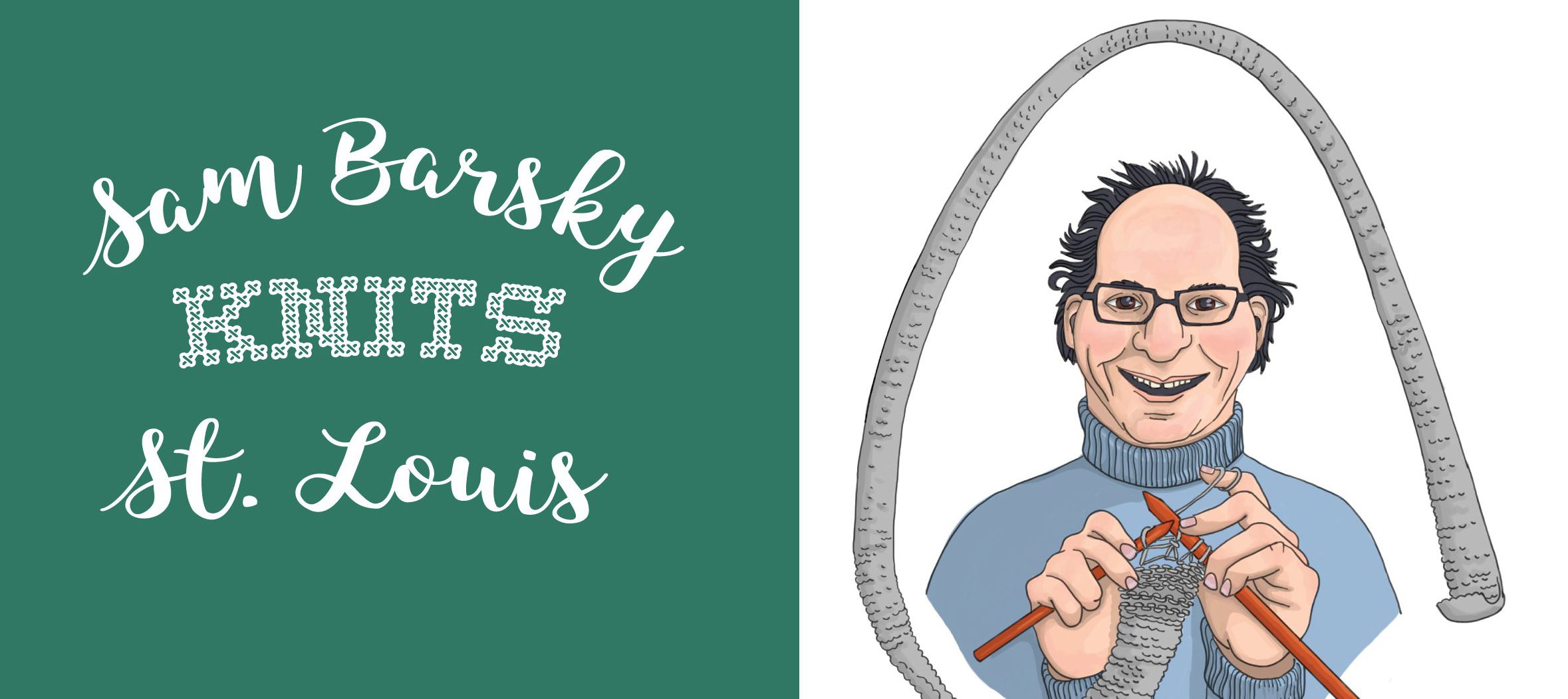 Artistic Knitter Sam Barsky is coming to St. Louis! Let's Party! | Das Bevo