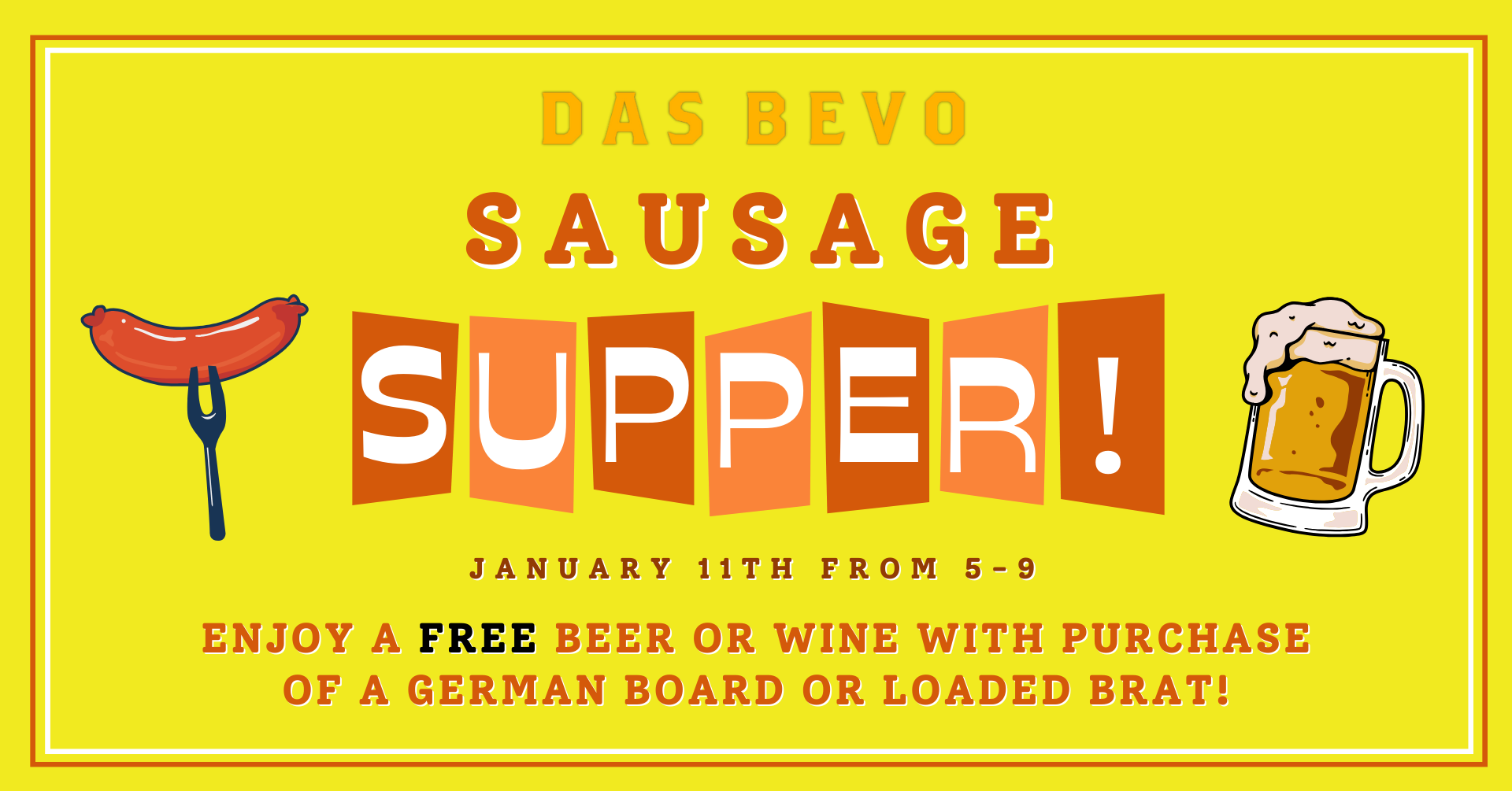 Sausage Supper | Das Bevo