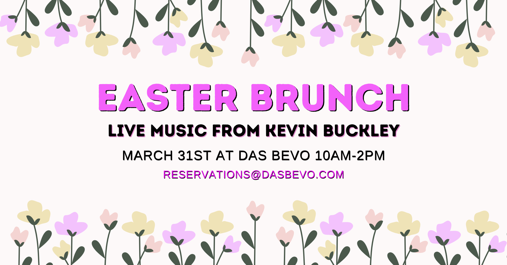 Easter Brunch | Das Bevo