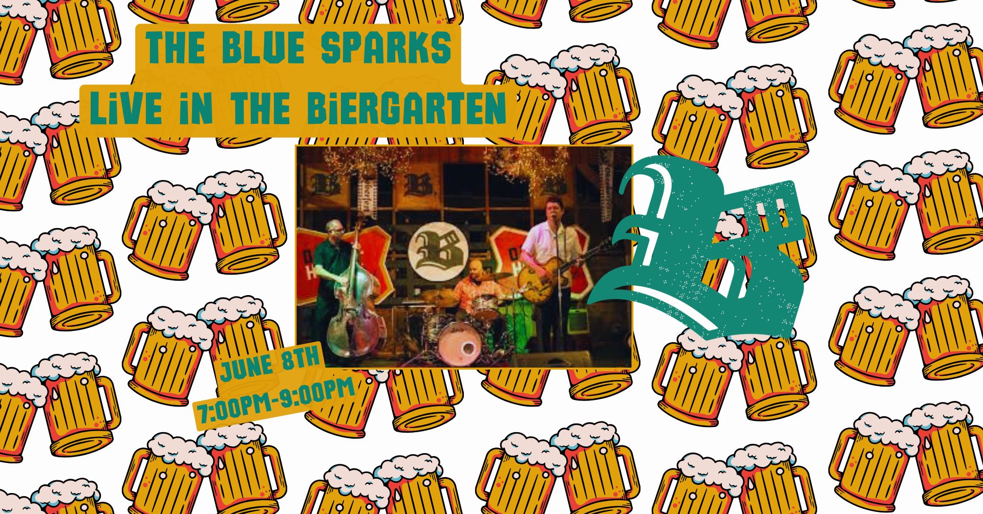 The Blue Sparks Live in the Biergarten | Das Bevo