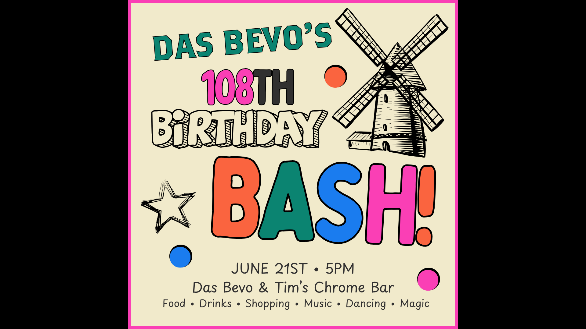 Das Bevo's 108th Birthday Bash | Das Bevo